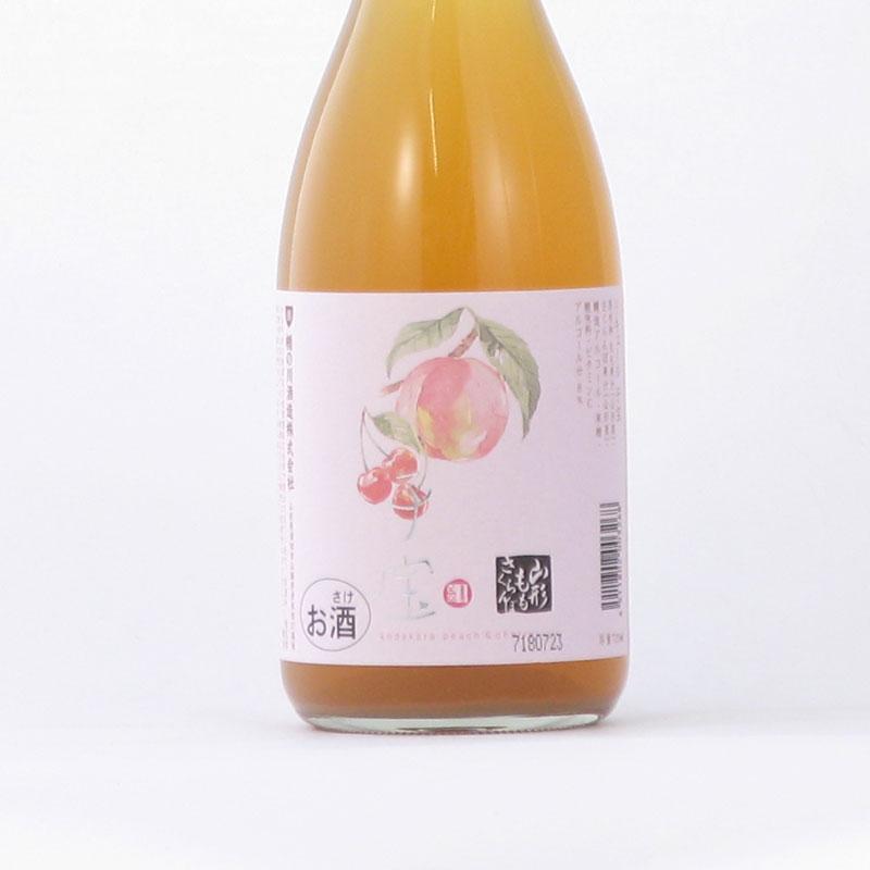 楯の川酒造 子宝 こだから もも・さくらんぼ | 日本酒 | 山形の地酒通販うめかわ